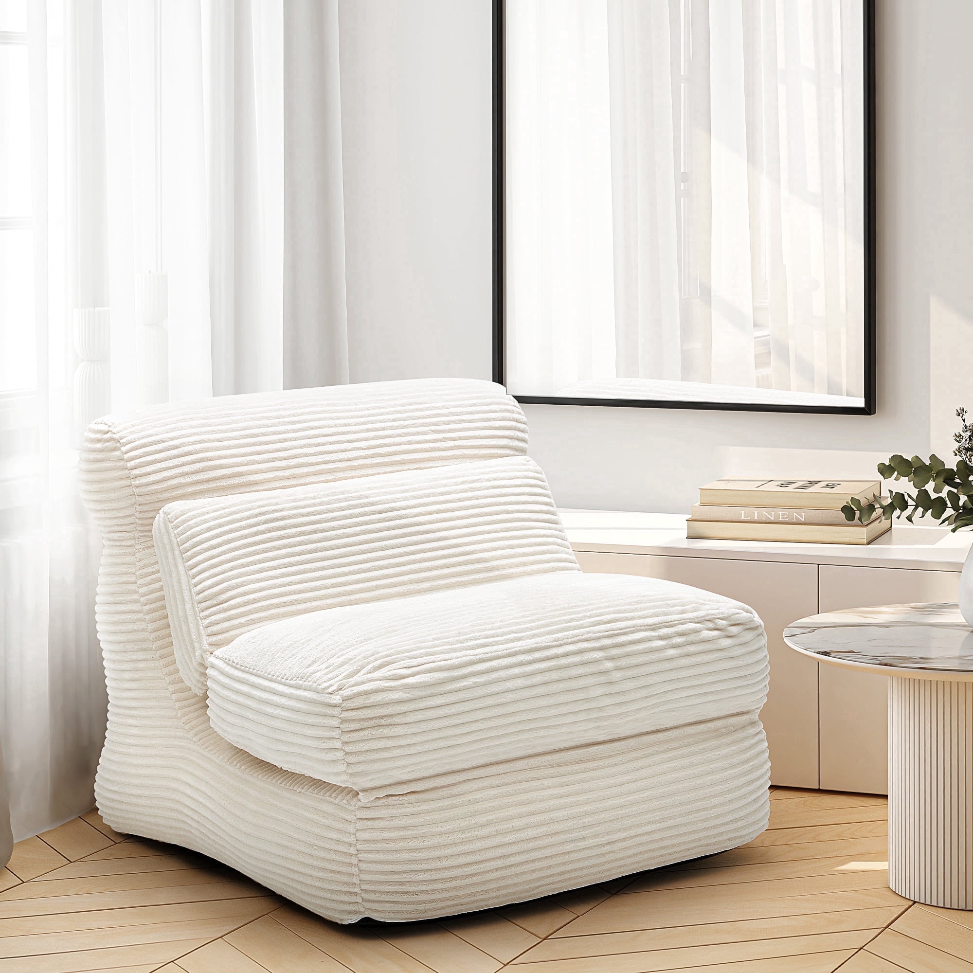 CONCETTA 3 in 1 Folding Sofa, Convertible Portable Single Bed with Back ...