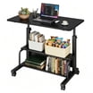 CONCETTA 40in Small Computer Desk with 2 Drawers, Writing Work Study ...