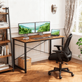 CONCETTA 40in Computer Office Desk, Writing Table for Small Spaces ...