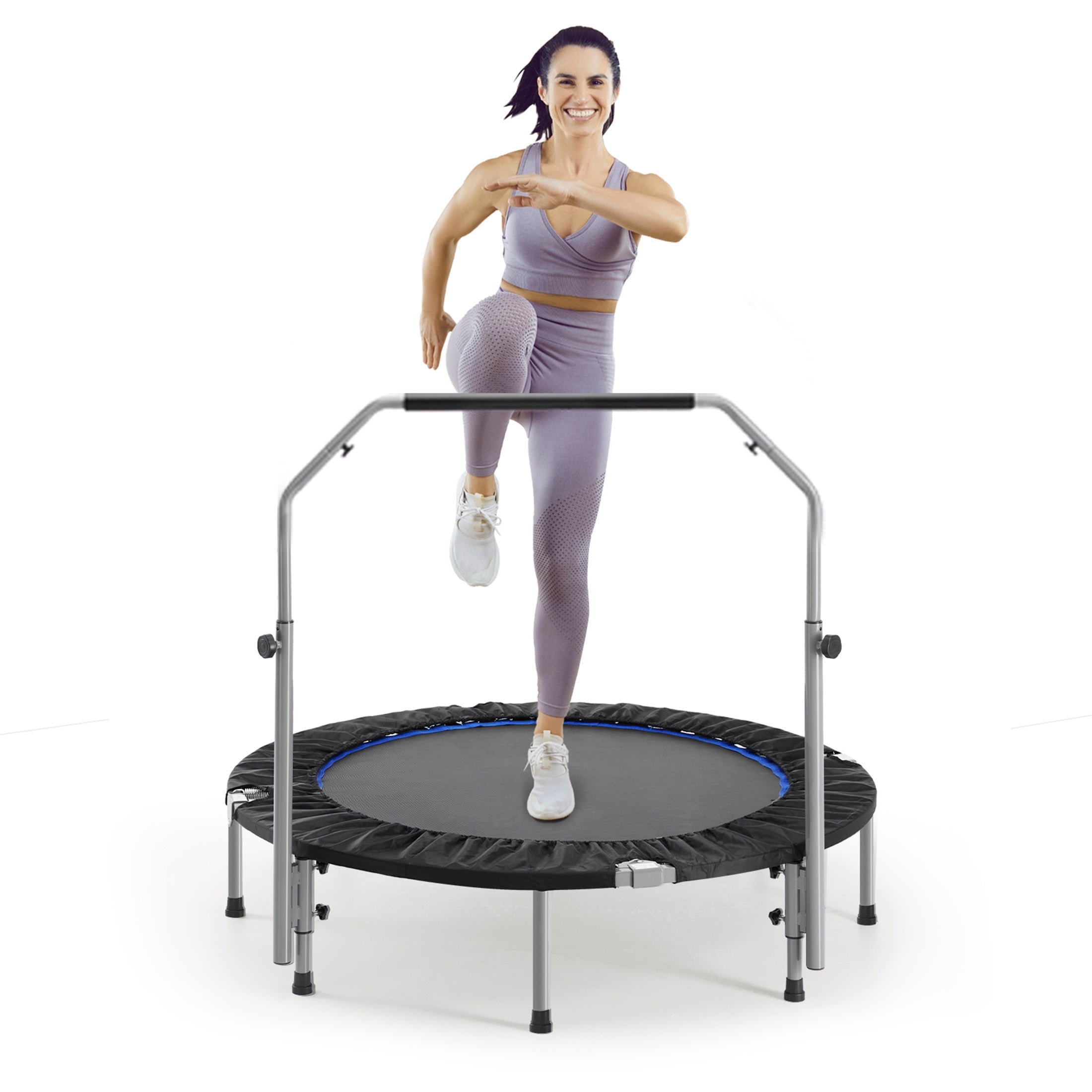 CONCETTA 40" in Mini Fitness Trampoline, Foldable Exercise Rebounder ...