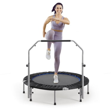 450 LBS Foldable Mini Trampoline for Adults & Kids 40" Rebounder ...