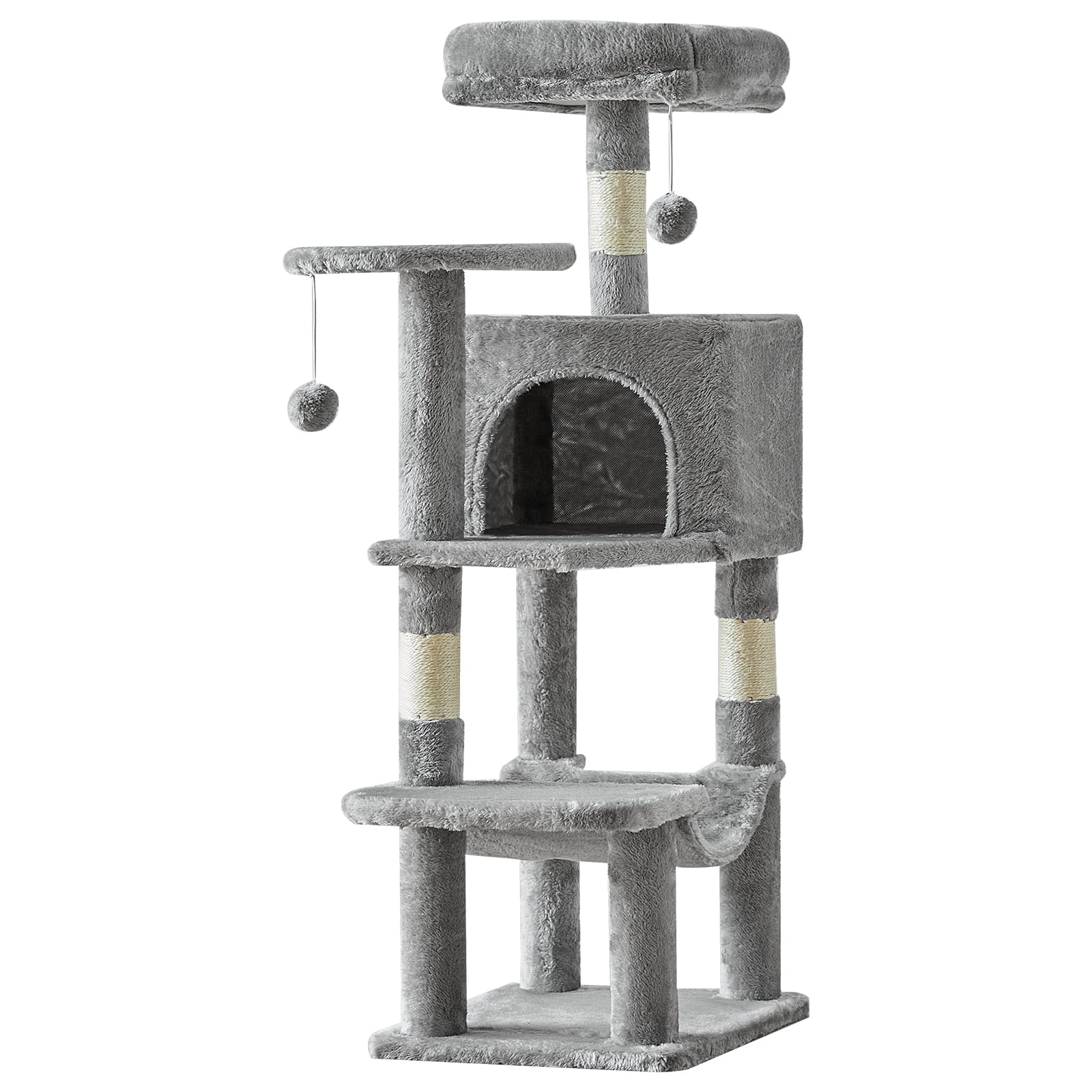 CONCETTA 44in Multi Level Cat Tree Tower,Cat Scratching Posts with ...