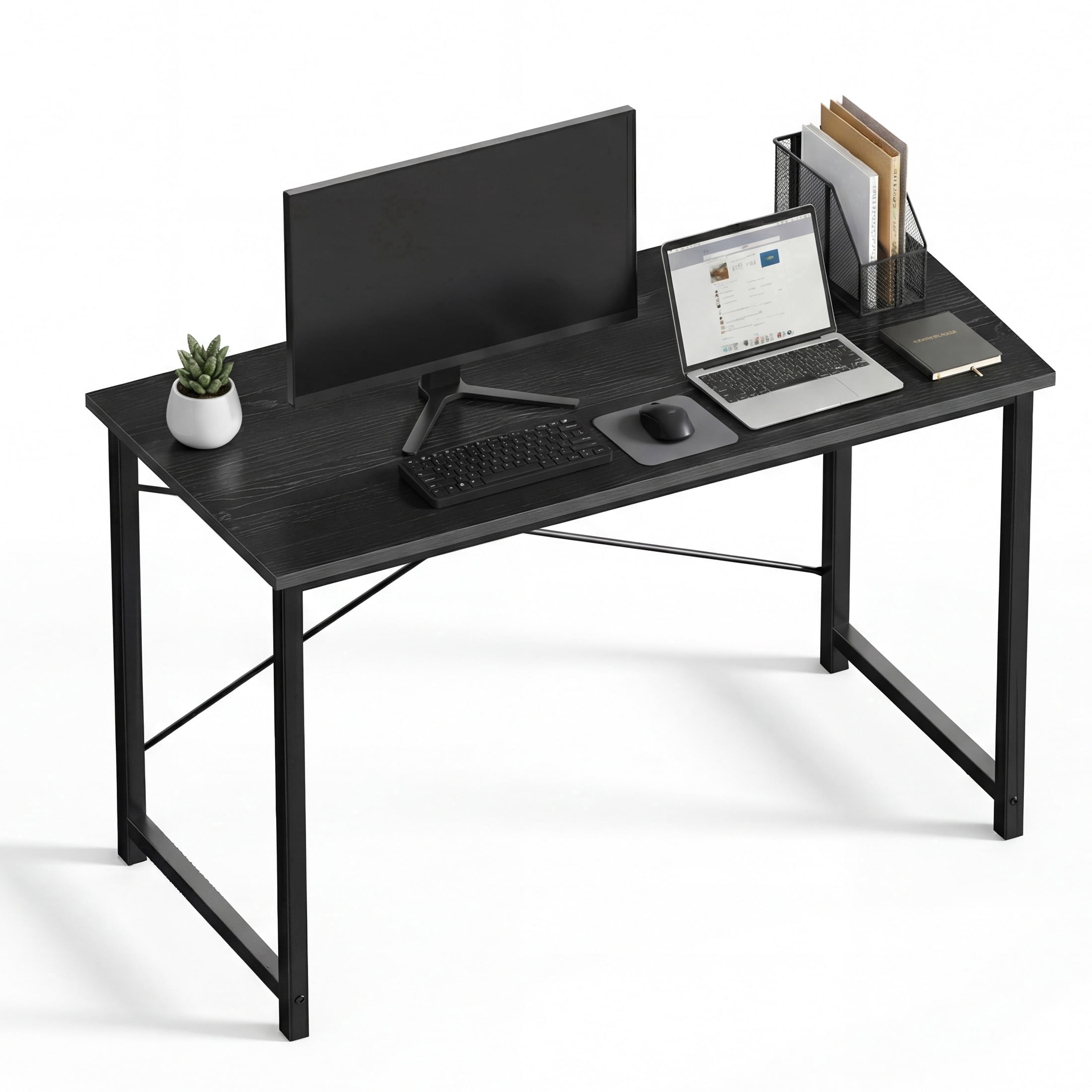CONCETTA 47in Computer Office Desk, Writing Table for Small Spaces ...
