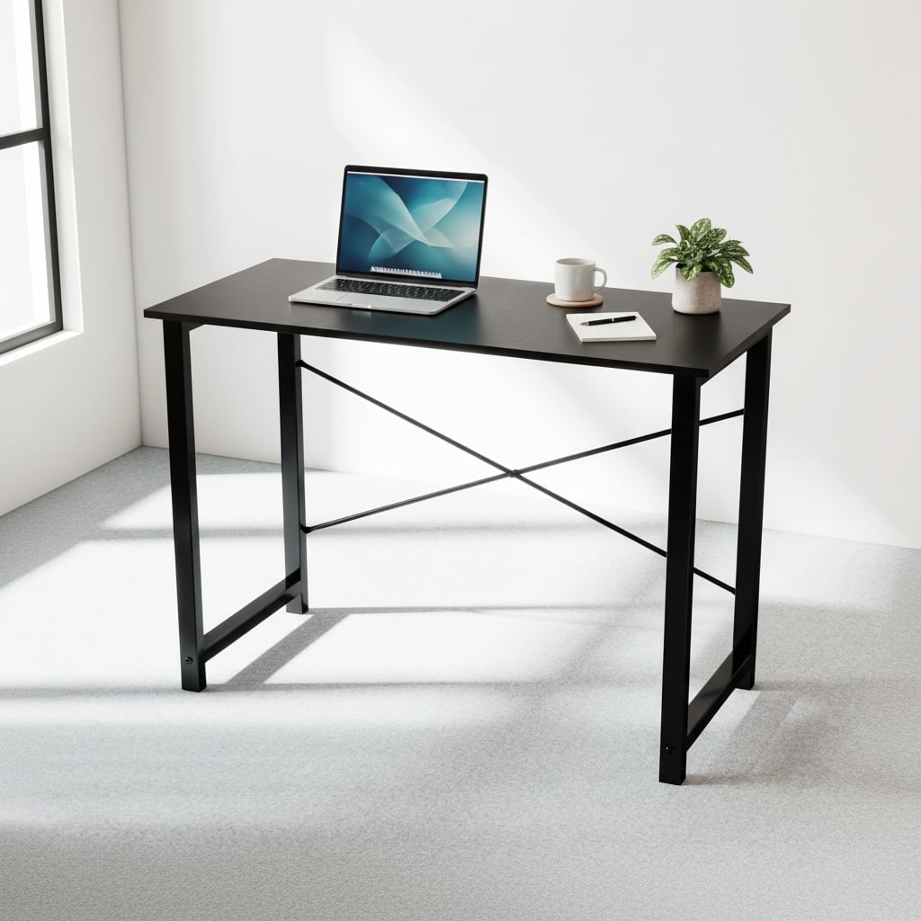 CONCETTA 55 inch Computer Office Desk for Small Spaces, Small Computer ...