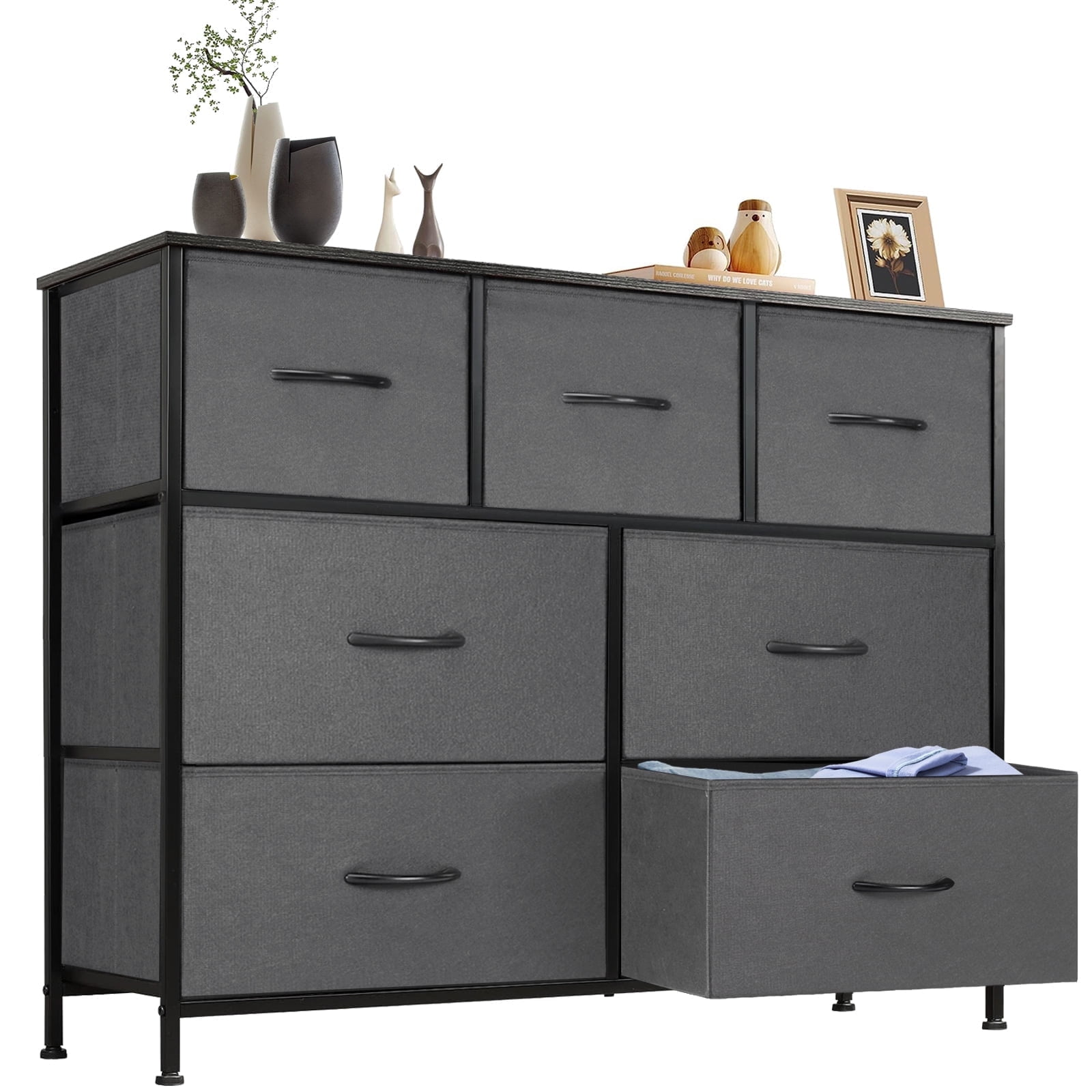 CONCETTA 7-Drawer Dresser, Fabric Storage Tower Organizer for Bedroom ...