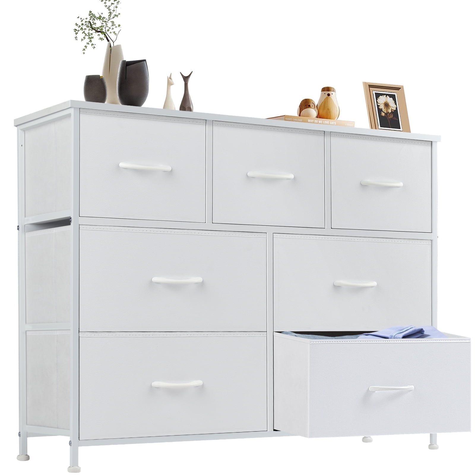 CONCETTA 7-Drawer Dresser, Fabric Storage Tower Organizer for Bedroom ...