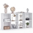 CONCETTA 8 Cube Storage Organizer, Open Corner Bookshelf with Removable ...
