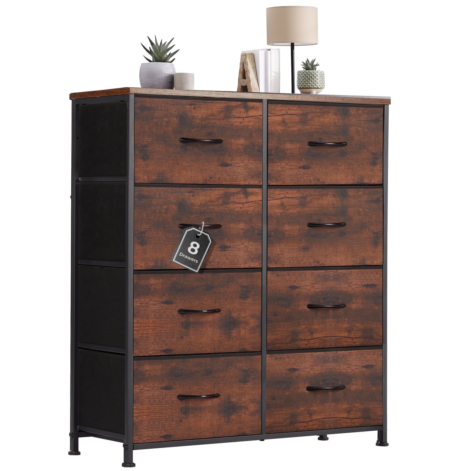 CONCETTA 8-Drawer Dresser, Fabric Storage Tower Organizer for Bedroom ...