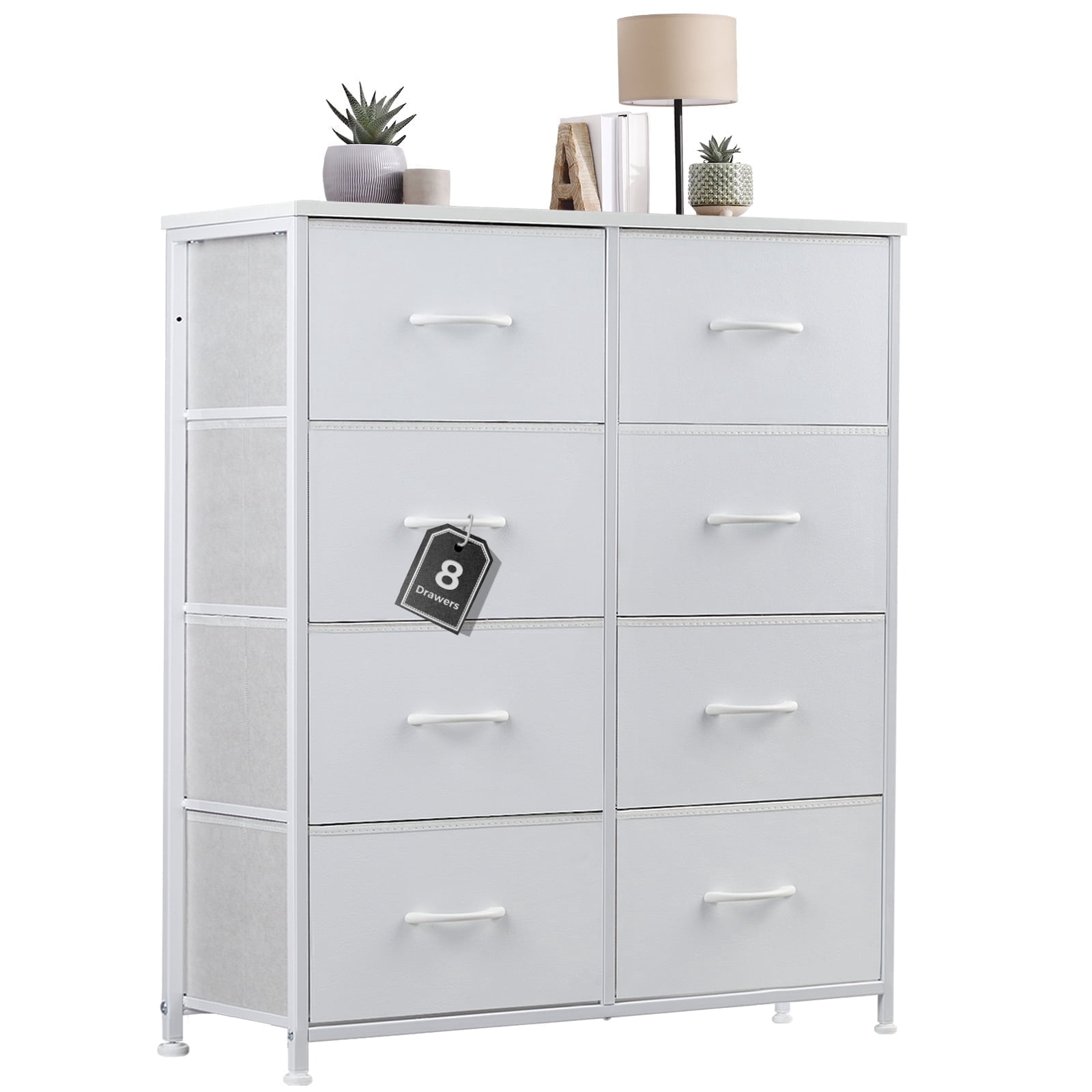 CONCETTA 8-Drawer Dresser, Fabric Storage Tower Organizer for Bedroom ...