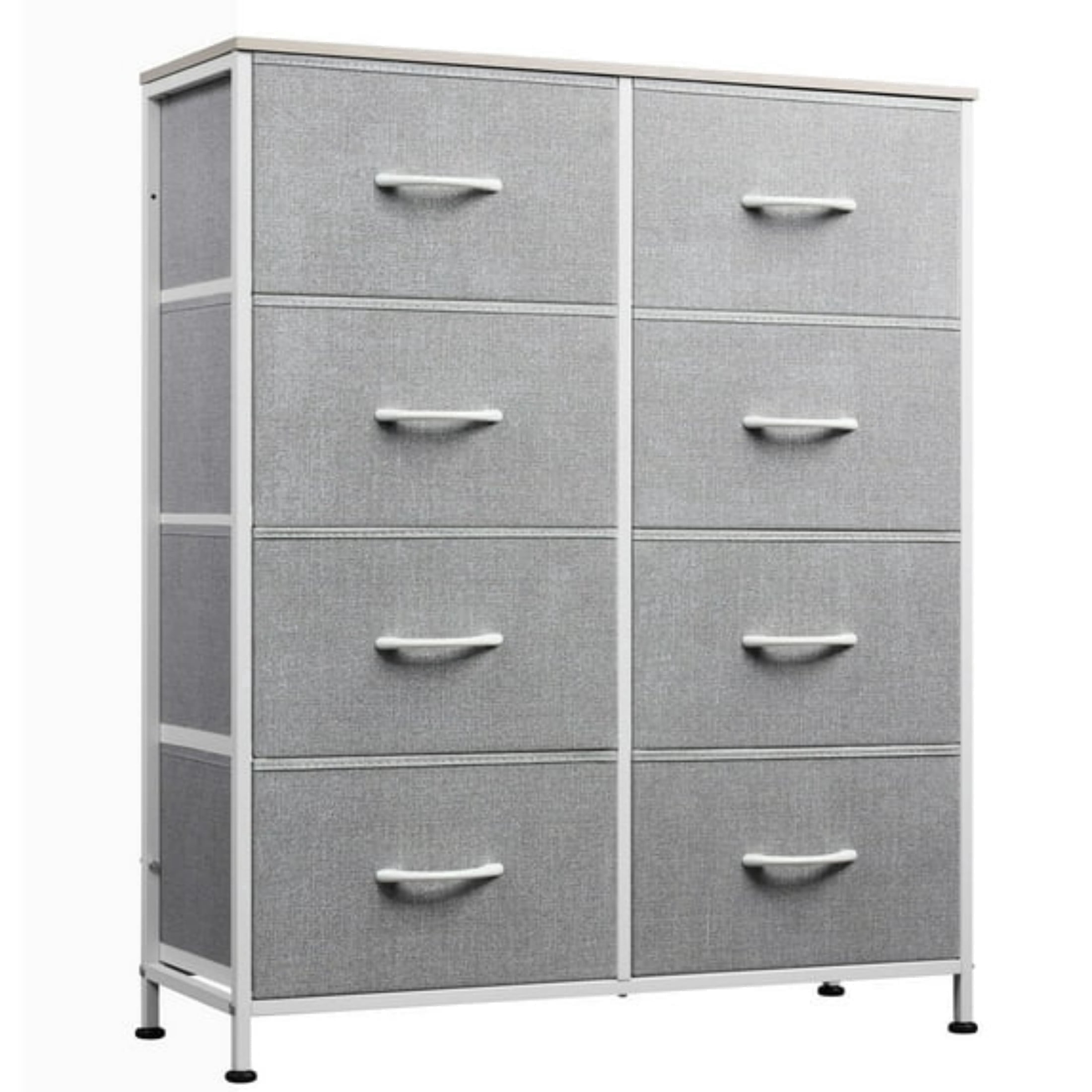 CONCETTA 8-Drawer Fabric Dresser, Storage Organizer Cabinet for Living ...