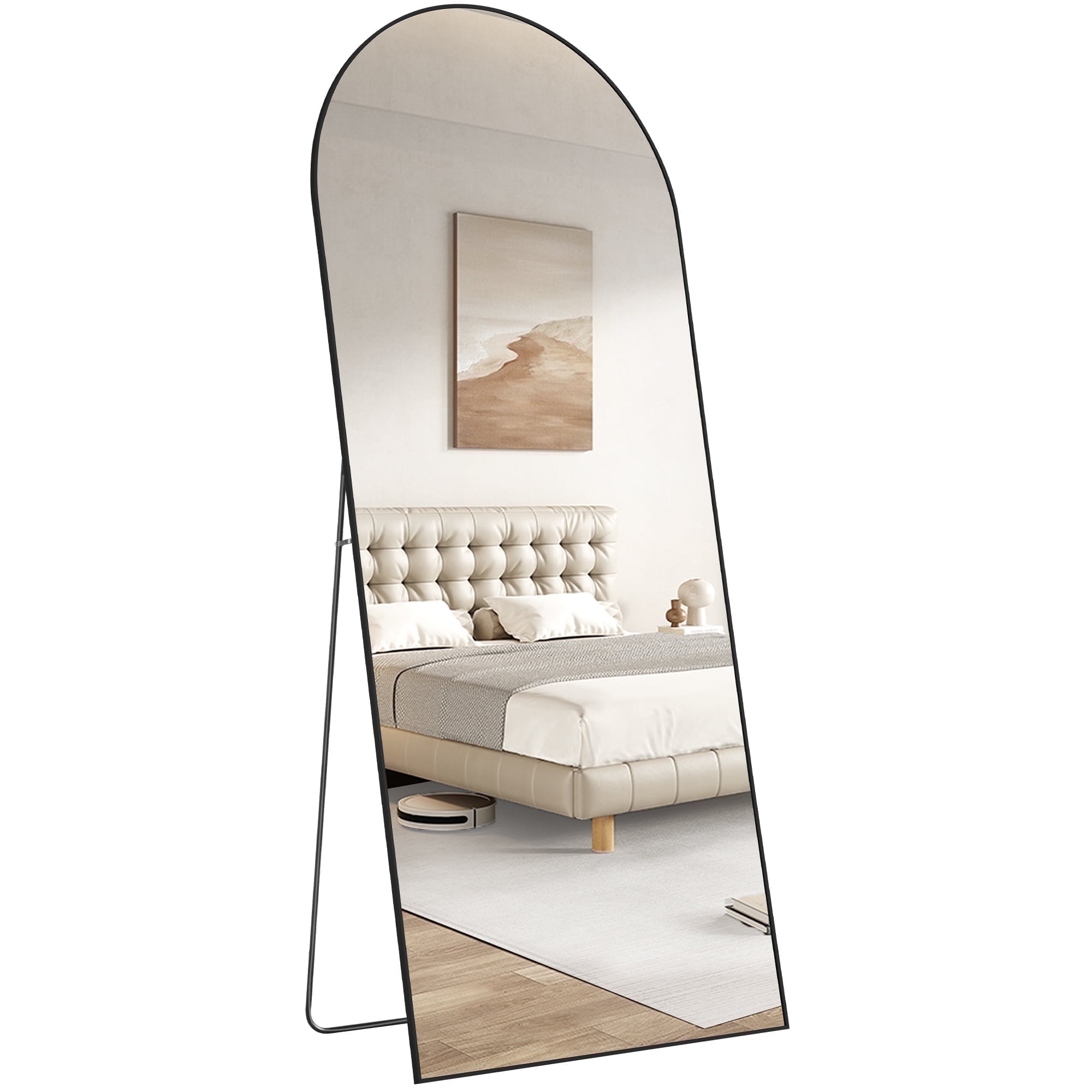 CONCETTA 71"x26" Arched Full Length Mirror, Full Body Standing Mirror ...