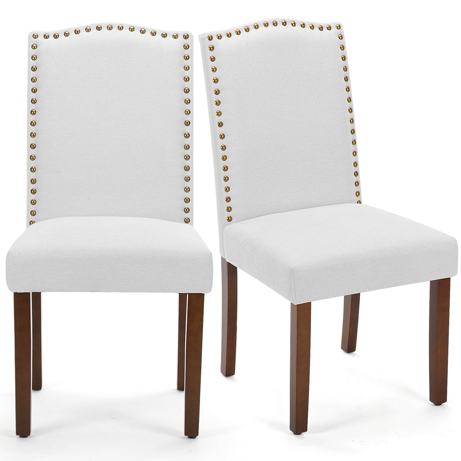 CONCETTA Dining Chairs Set of 2, Upholstered Fabric Kitchen Room Chairs ...