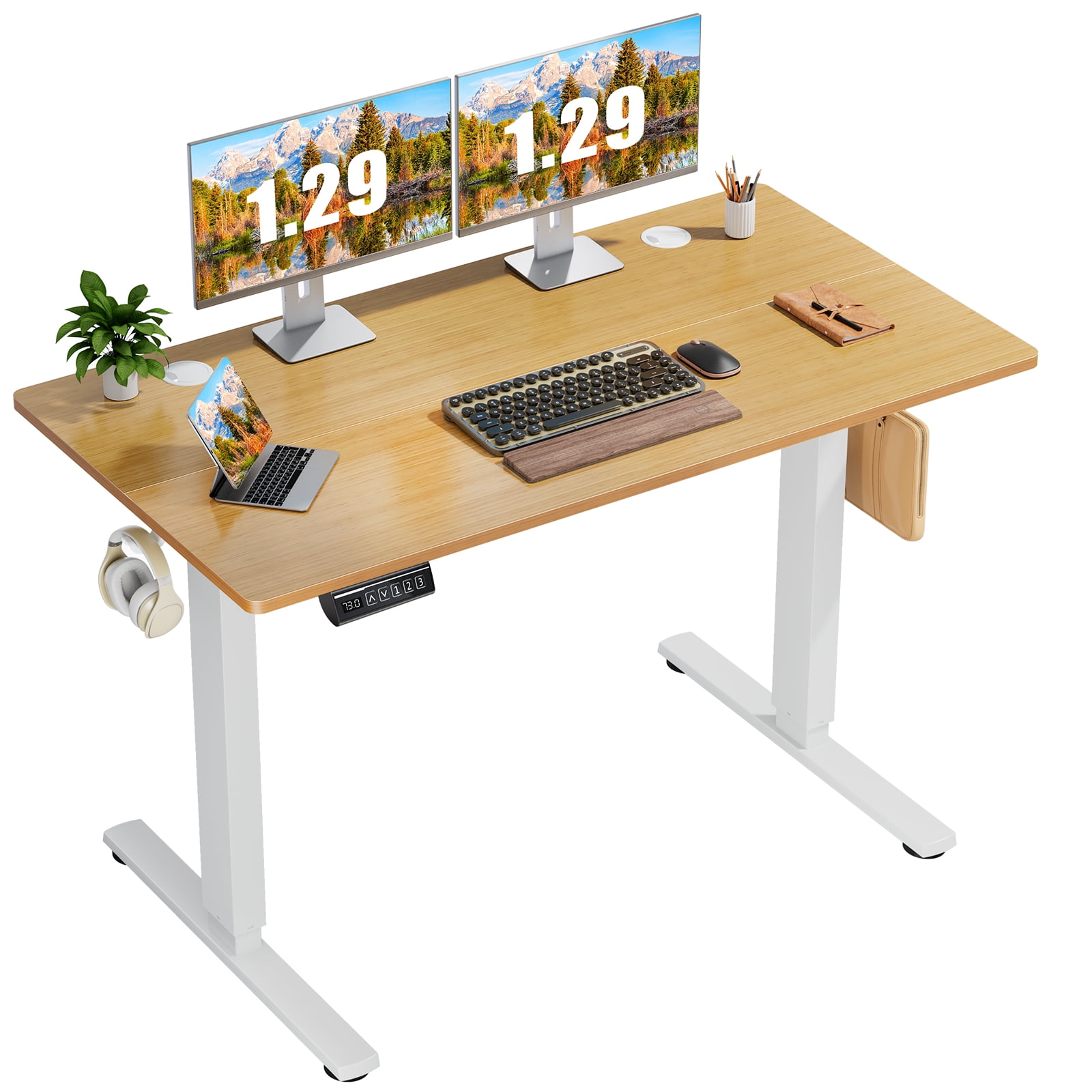 GIANNA Electric Adjustable Height Standing Desk - Walmart.com