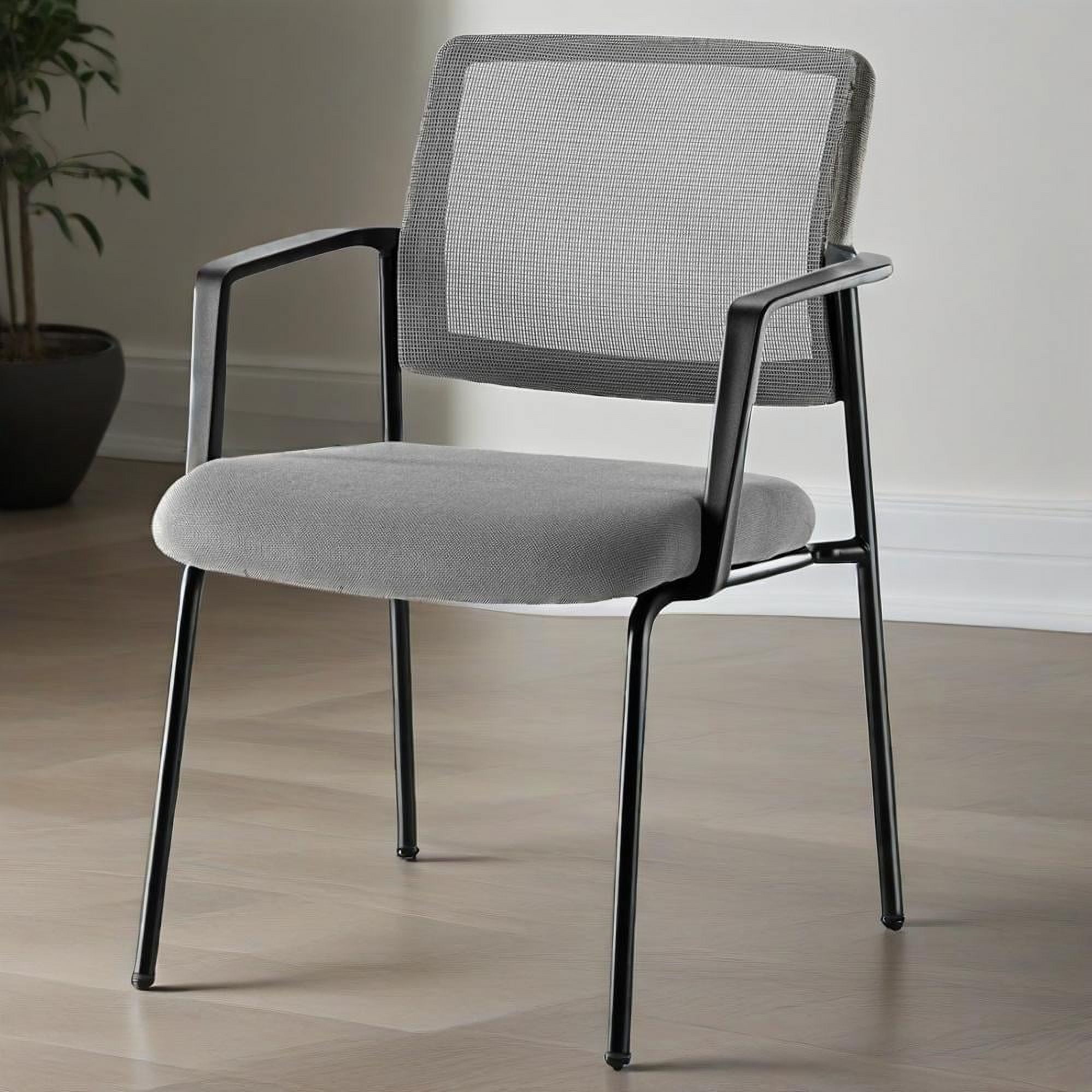 CONCETTA Ergonomic Office Chair, Mesh Back with Fixed Armrests ...