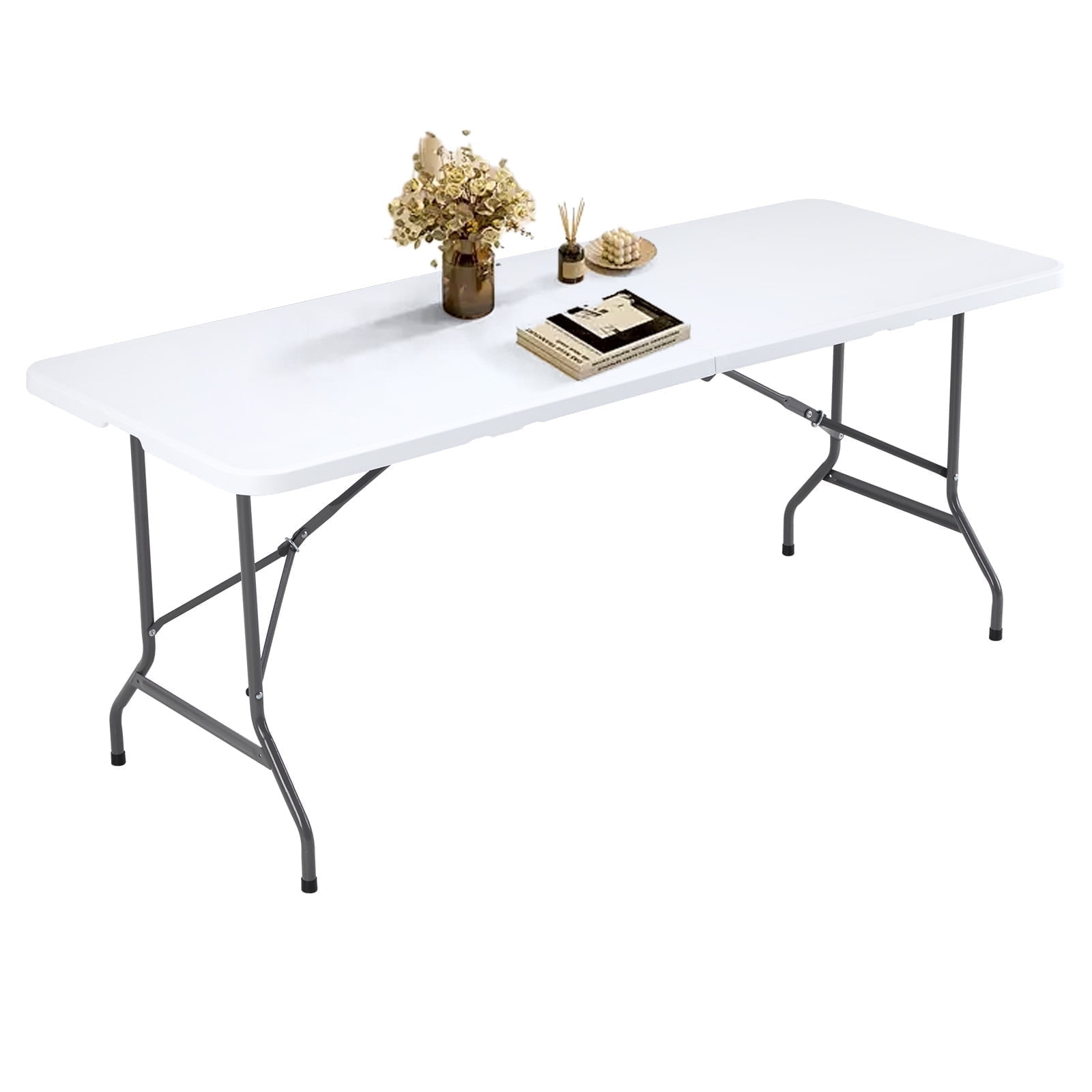 CONCETTA Multifunctional 6FT Plastic Folding Table - High Density ...
