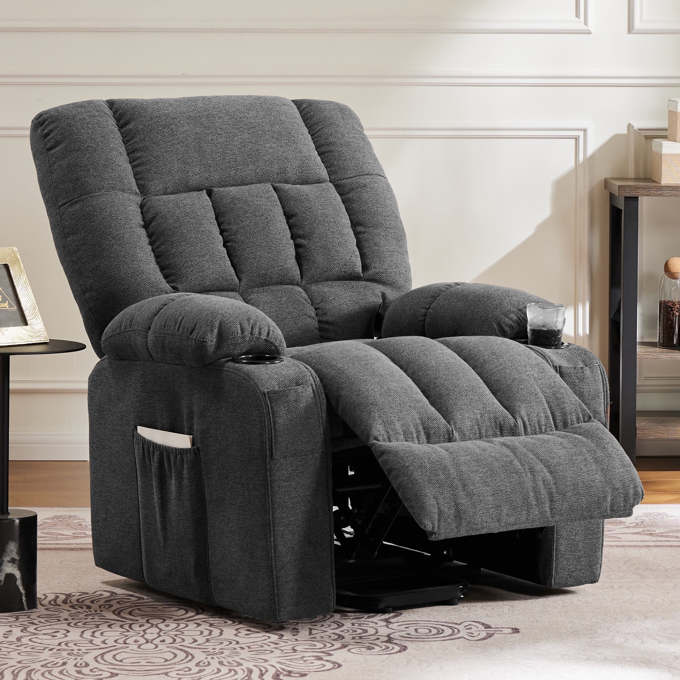 CONCETTA Indulge Adult Modern Lounge Chair Recliners with Massage and ...