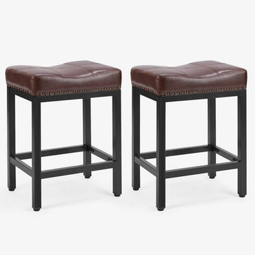 Homestead Collection Barstool w/ Back, w/ Laser Engraved Elk Design ...