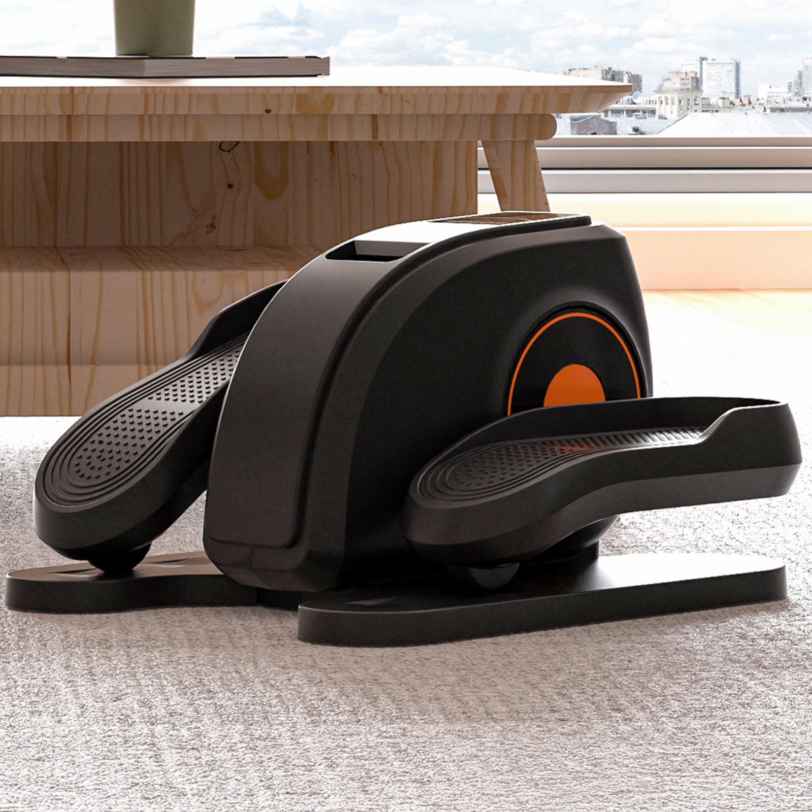 CONCETTA Under-Desk Elliptical Machine–Compact & Quiet Mini Pedal ...