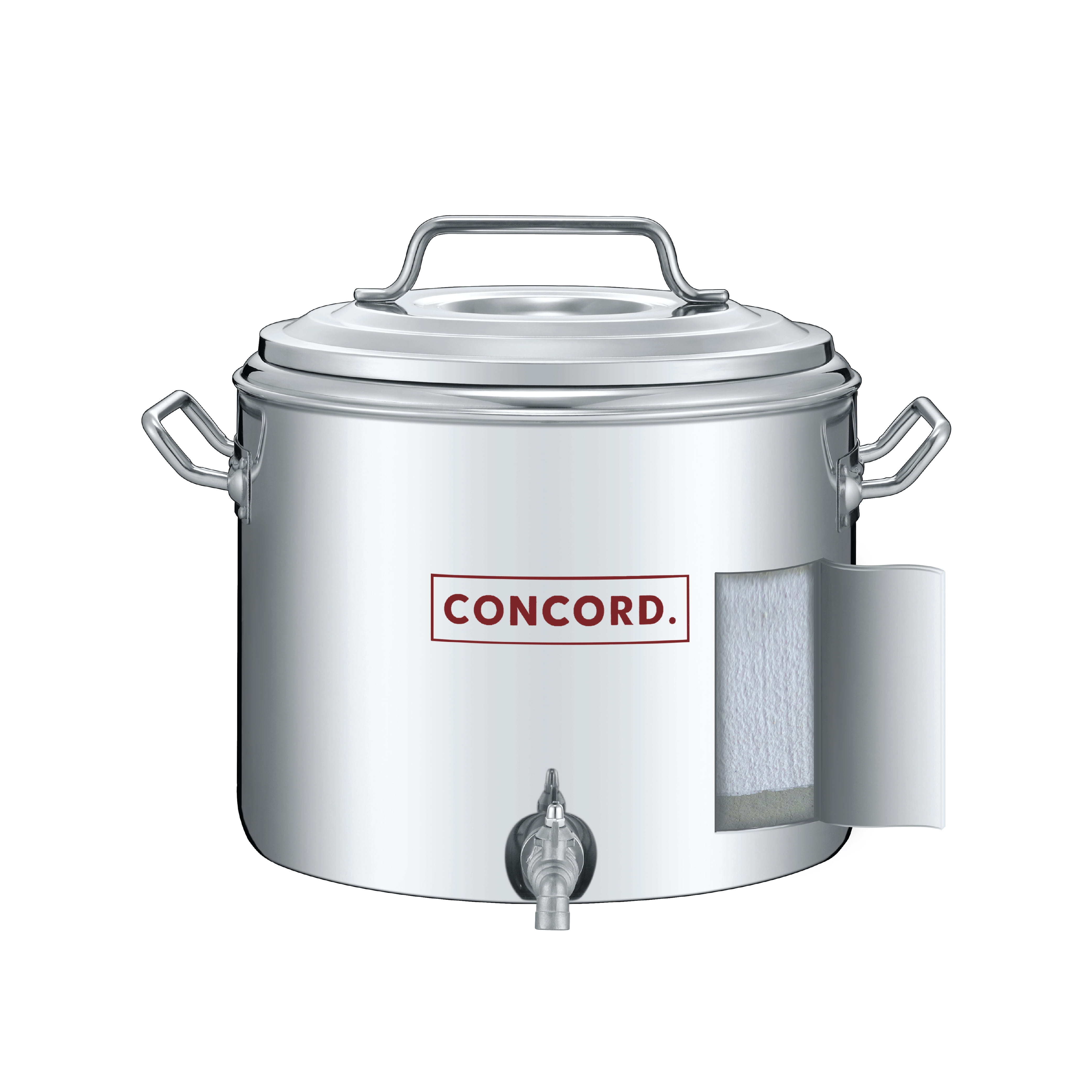 CONCORD Stainless Steel S Series Insulated Double Wall Stock Pot (20 ...