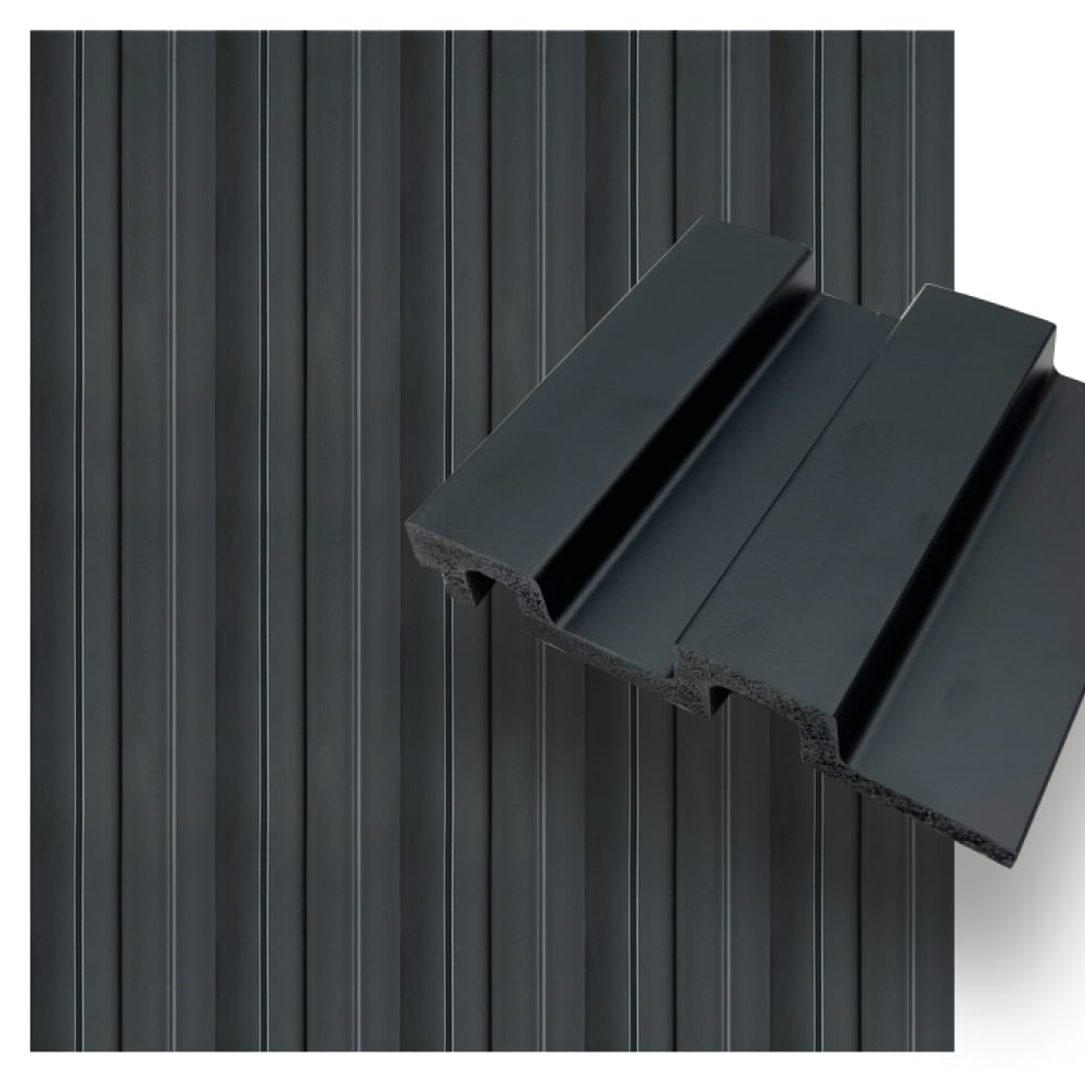 Concord 3D PVC Decorative Waterproof Paneling, Self-Adhesive | Black ...