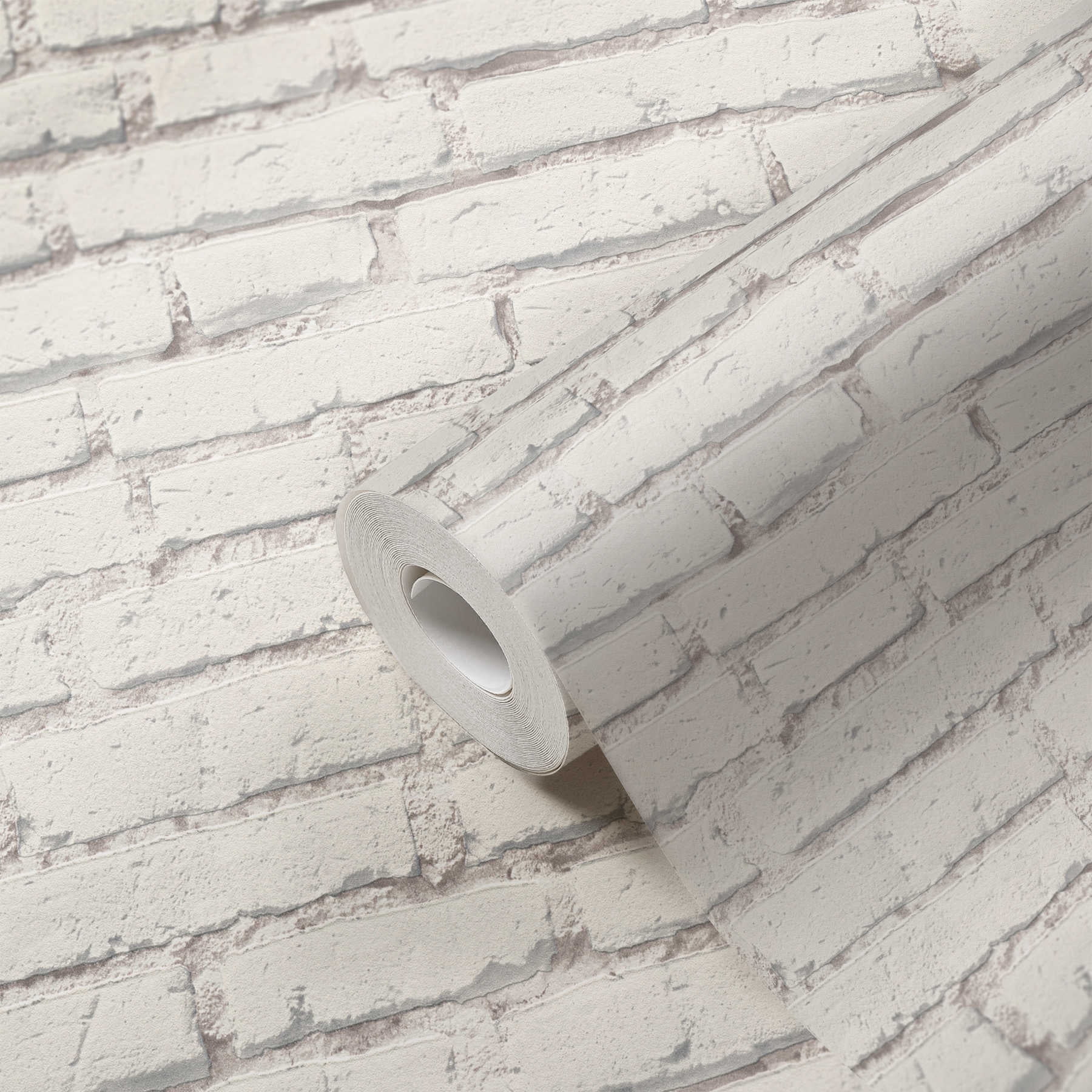 CONCORD WALLCOVERINGS ™ Sample of Realistic Industrial Brick Vinyl ...