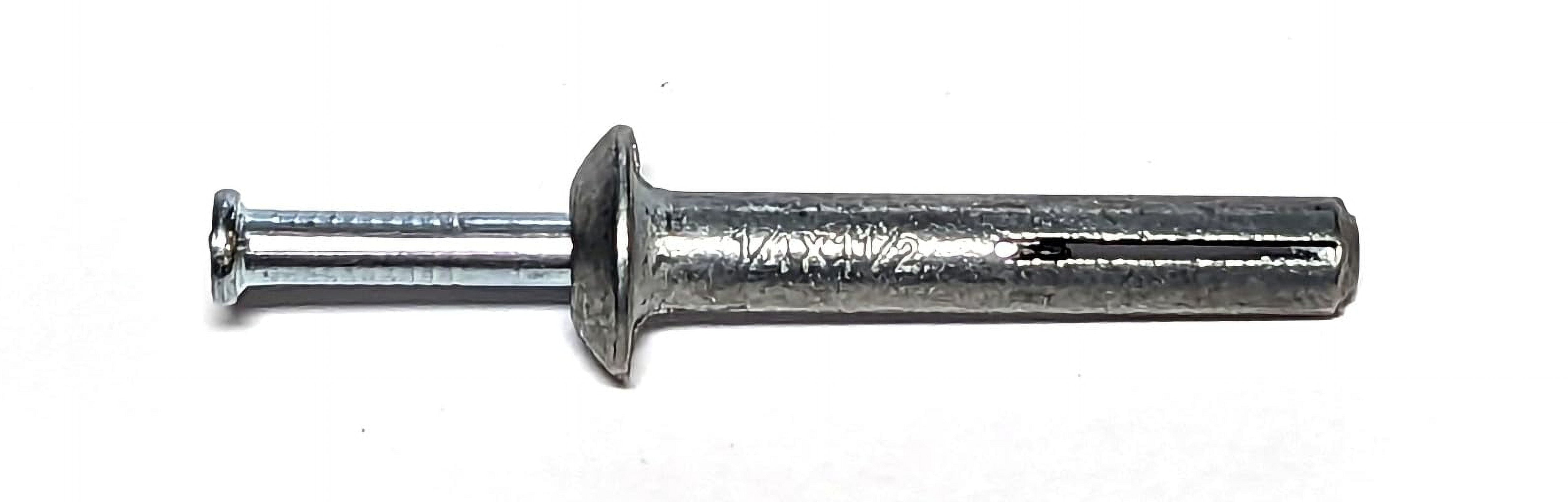 CONFAST 1/4" x 1-1/2" Hammer Drive Nail in Anchor (100 per Box ...