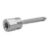 CONFAST® 3/8" Threaded Rod Anchor for Wood, Vertical, 1/4" x 2" (Box of ...