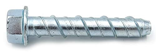 CONFAST LDC123 1/2" x 3" Zinc Plated Large Diameter Concrete Screw for ...