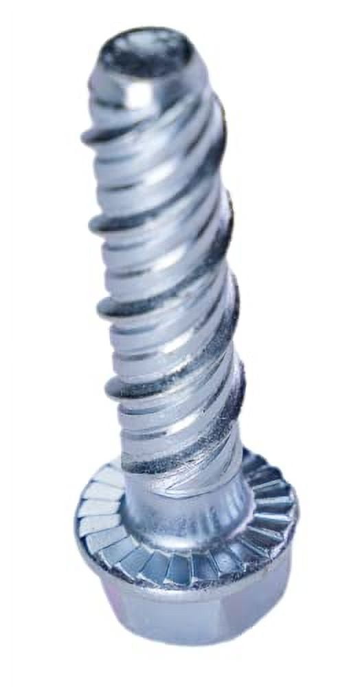 CONFAST LDC38134 3/8" x 1-3/4" Zinc Plated Large Diameter Concrete ...