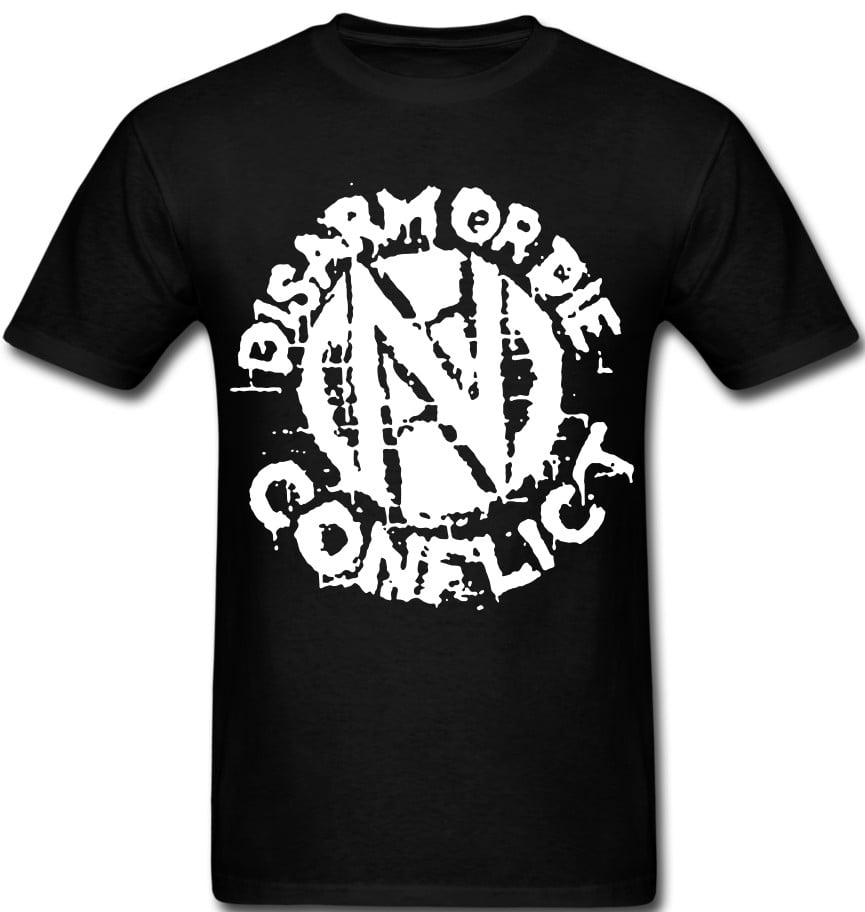CONFLICT T shirt band Hardcore Punk Rock Ska Anarcho Disarm or die ...