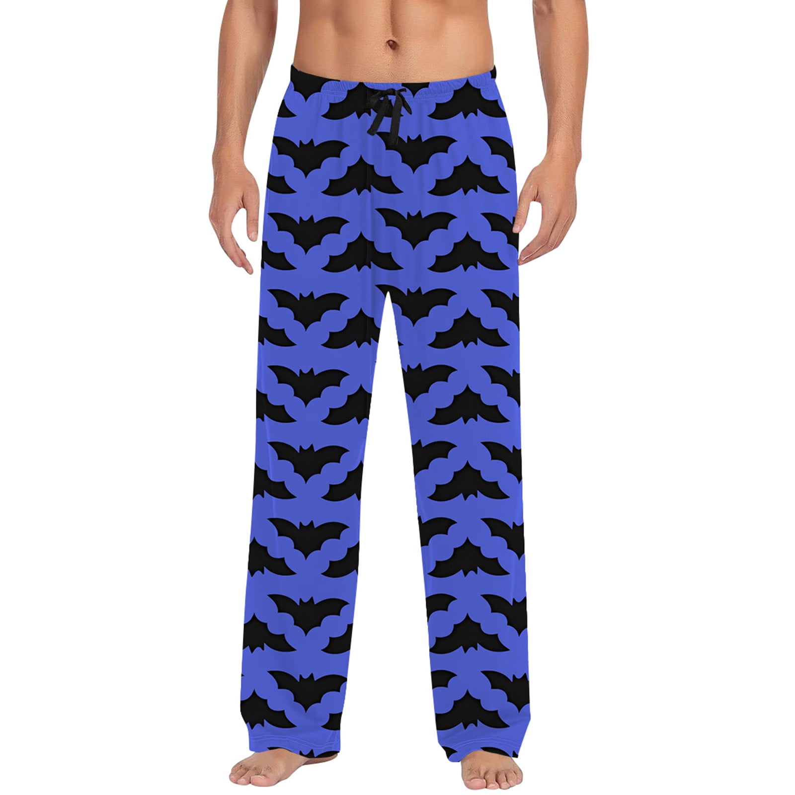 CONFREE Halloween Men's Pajama Pants Hallowmas Pj Pants for Men Pumpkin ...