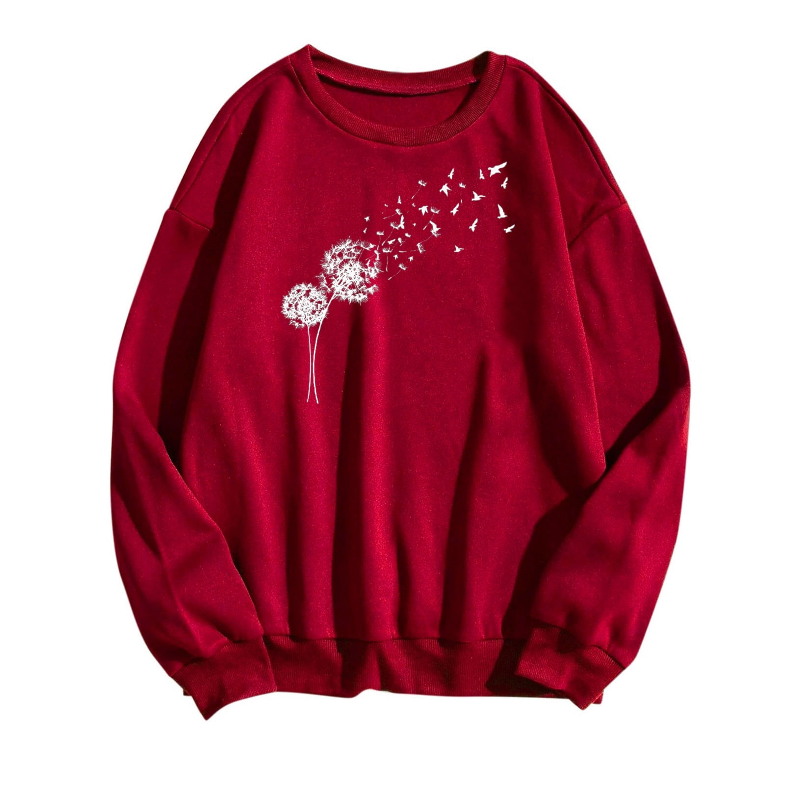 CONFREE Oversized Sweatshirts For Women Long Sleeve Ladys Sweatshirt ...