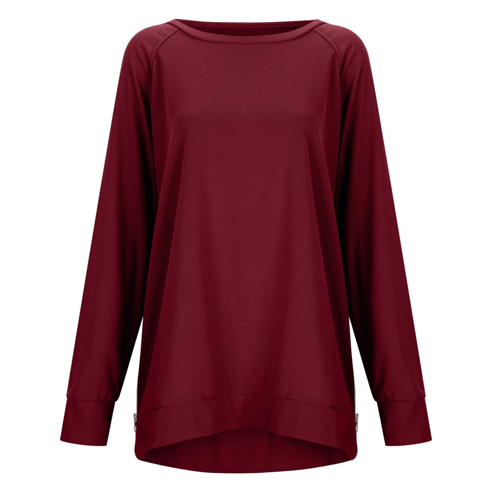 CONFREE Sweatshirts For Women Long Sleeve Ladys Sport Sweatshirt Solid ...