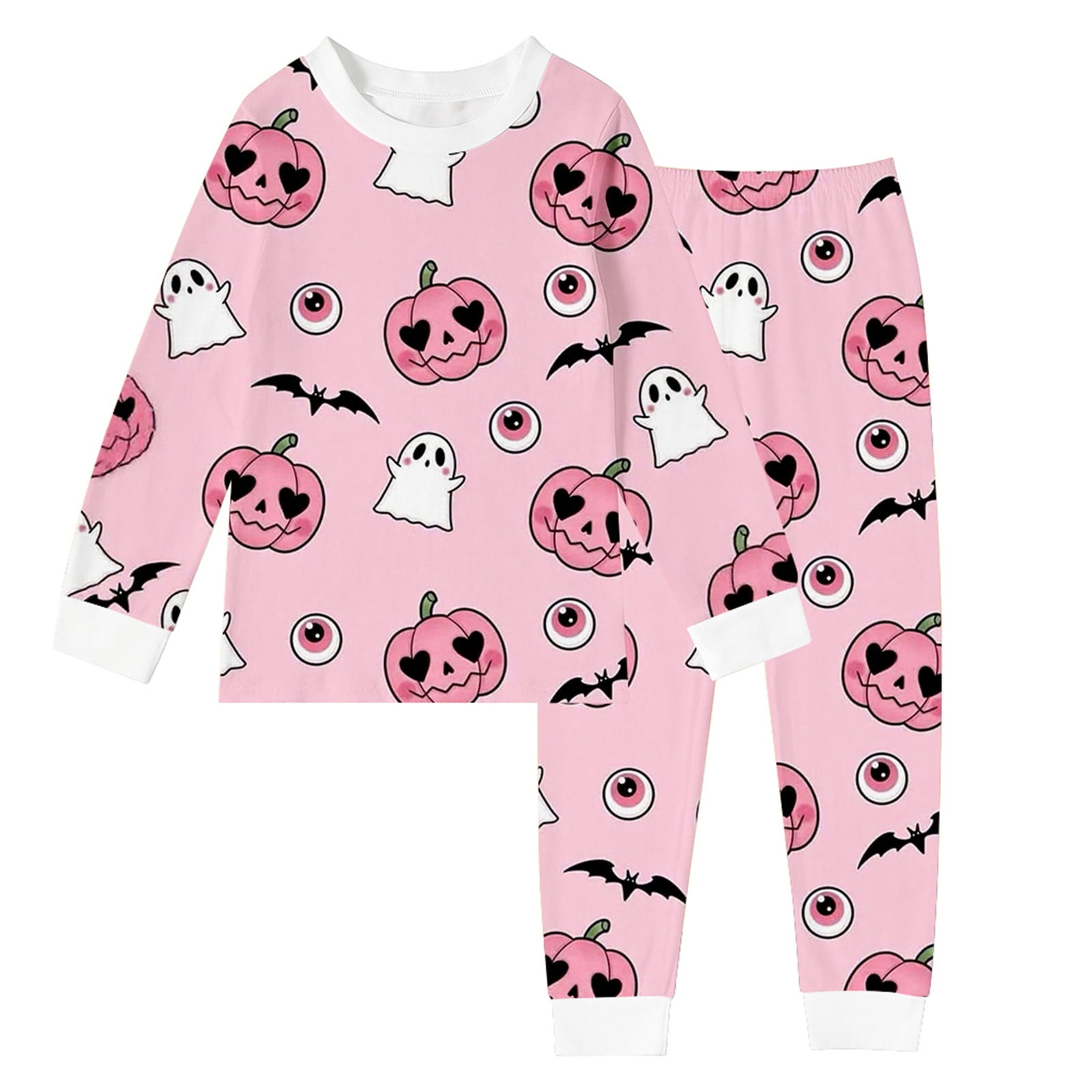 CONFREE Toddler Boy Halloween Clothes Pajamas Long Sleeve Cartoon ...
