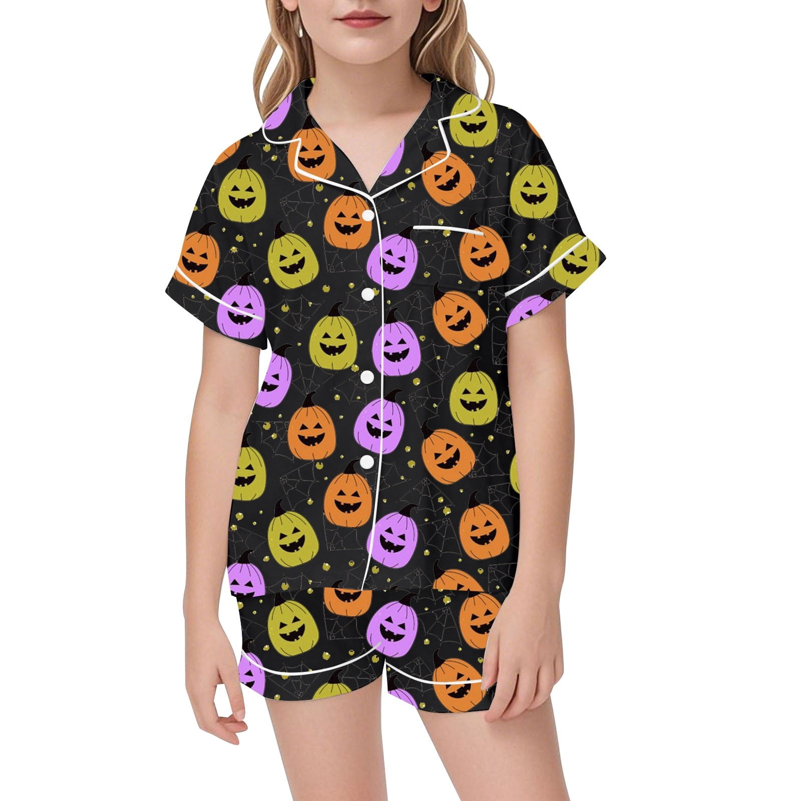 CONFREE Toddler Boy Halloween Clothes Pajamas Short Sleeve Cartoon ...