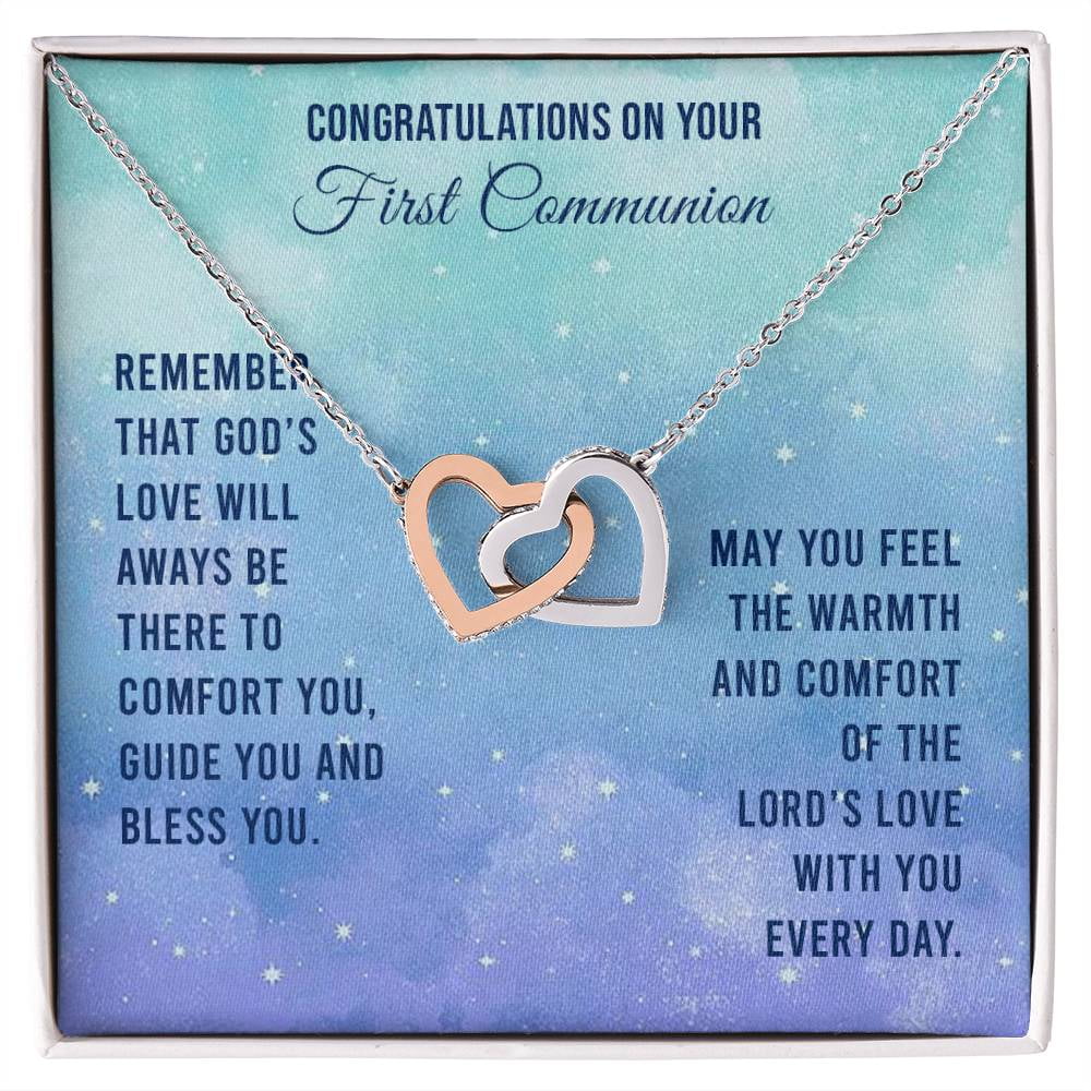 CONGRATULATIONS ON YOUR FIRST COMMUNION - REMEMBER THAT GOD'S LOVE WILL ...