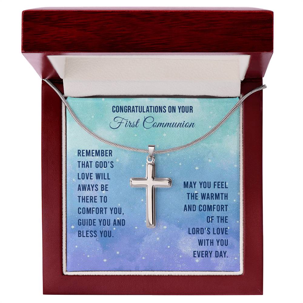 CONGRATULATIONS ON YOUR FIRST COMMUNION - REMEMBER THAT GOD'S LOVE WILL ...