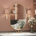 CONGUILIAO Wall Mirror Oval Bathroom Mirrors Capsule Mirror Vanity ...