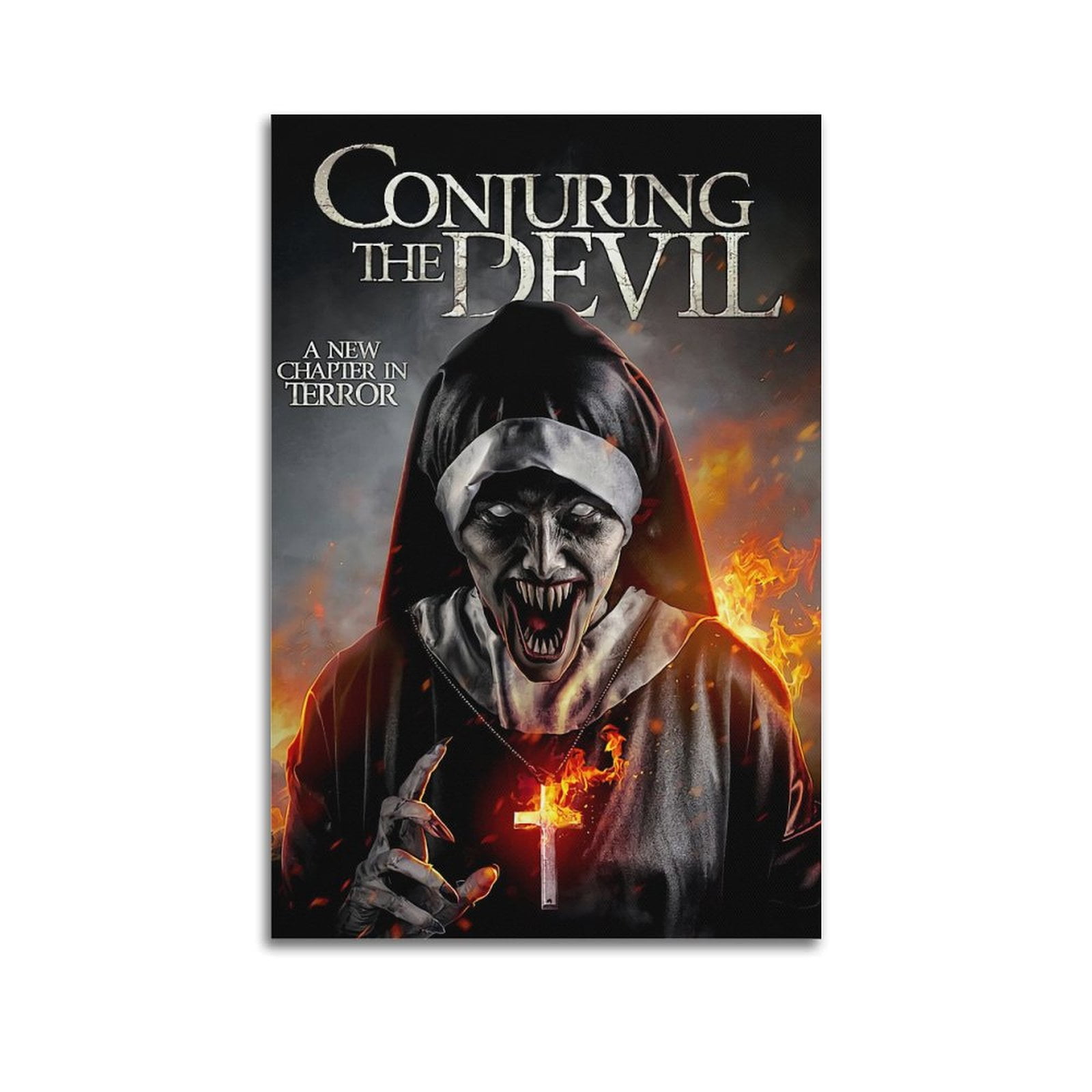 CONJURING THE DEVIL Poster Wall Art Canvas Aesthetic Music And Movies ...