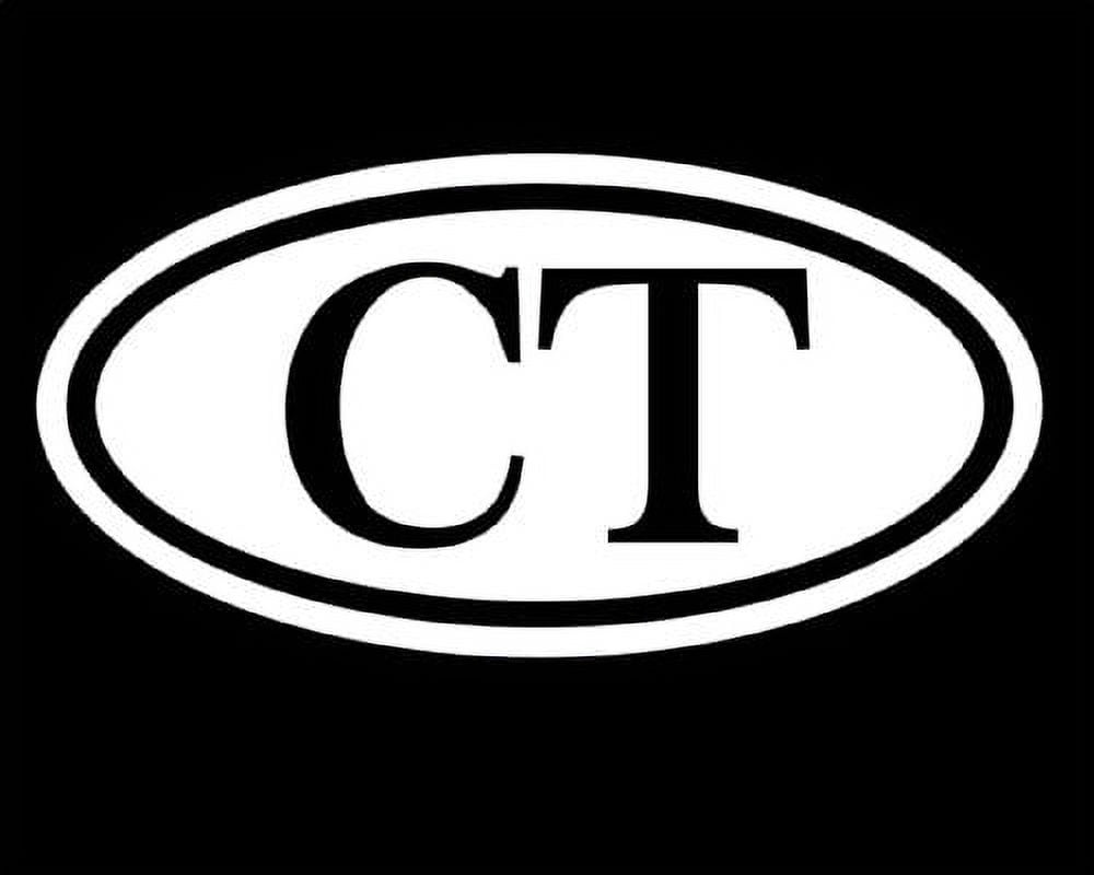 CONNECTICUT 6" STICKER CT STICKER DECAL VINYL CAR WINDOW SNOW NEW ...