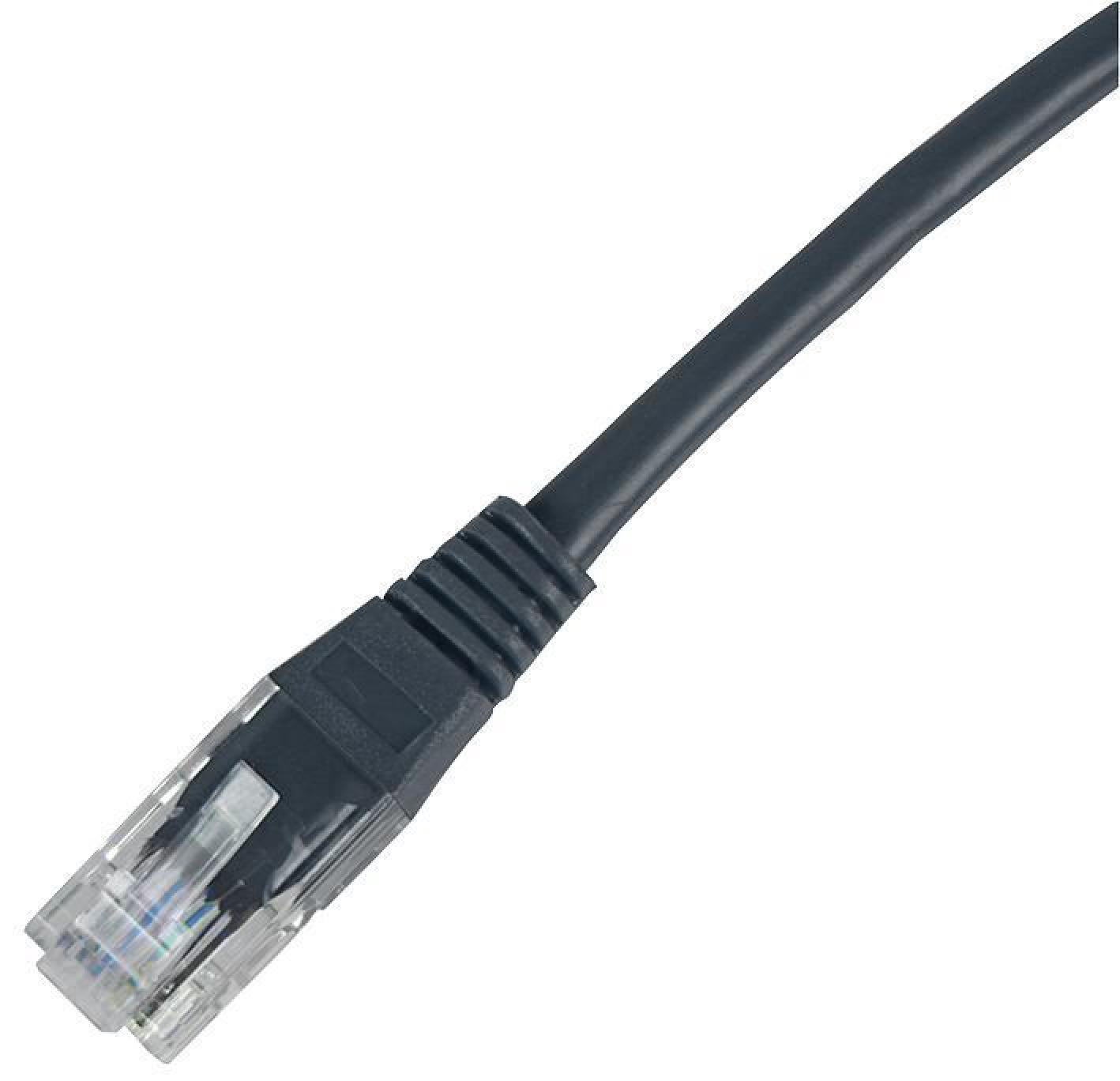CONNECTIX CABLING SYSTEMS - 3m Black Cat5e UTP Ethernet Patch Lead ...