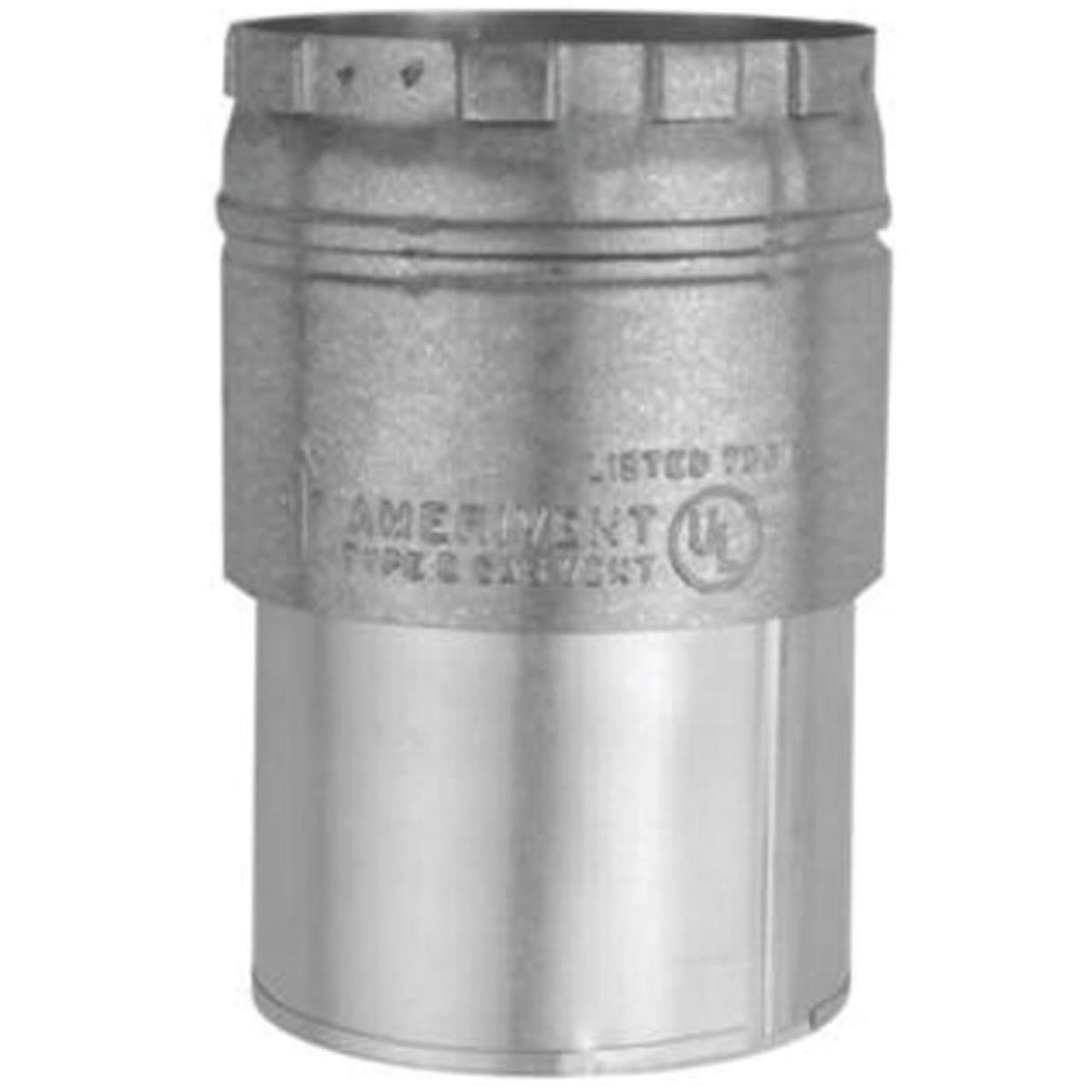 AmeriVent 3EDC Draft Hood Connector Snap-Lock, 6 in OAL, Snap-Lock ...