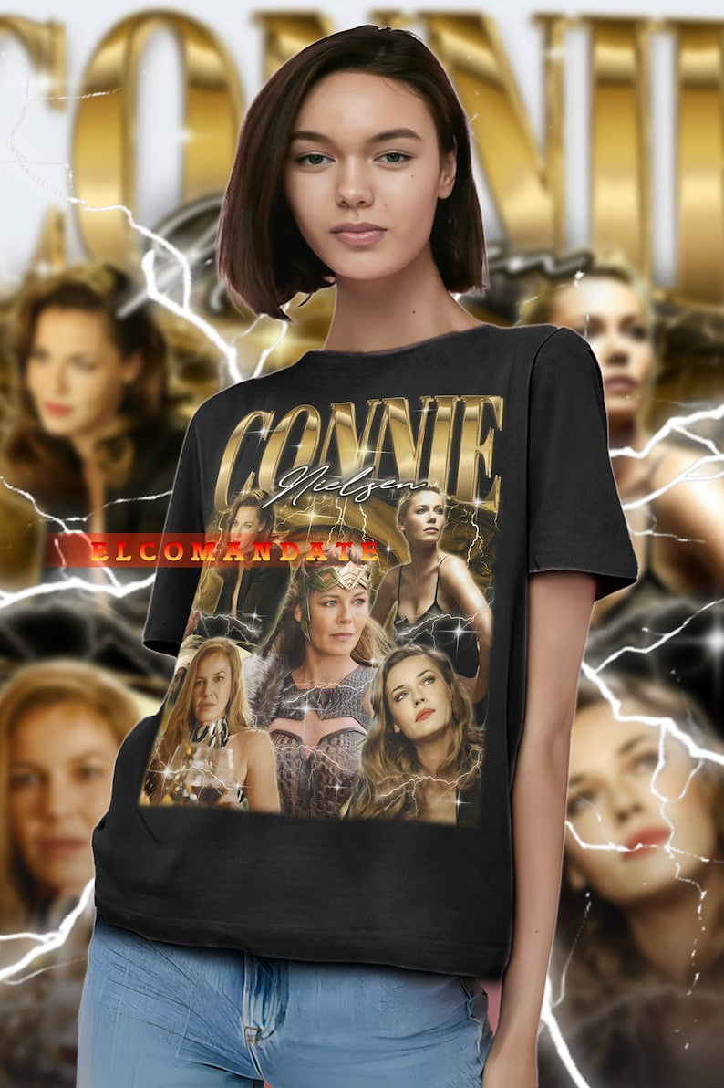 CONNIE NIELSEN Vintage Shirt, Connie Nielsen Homage Tshirt, Connie Nielsen Fan Tees, Connie ...