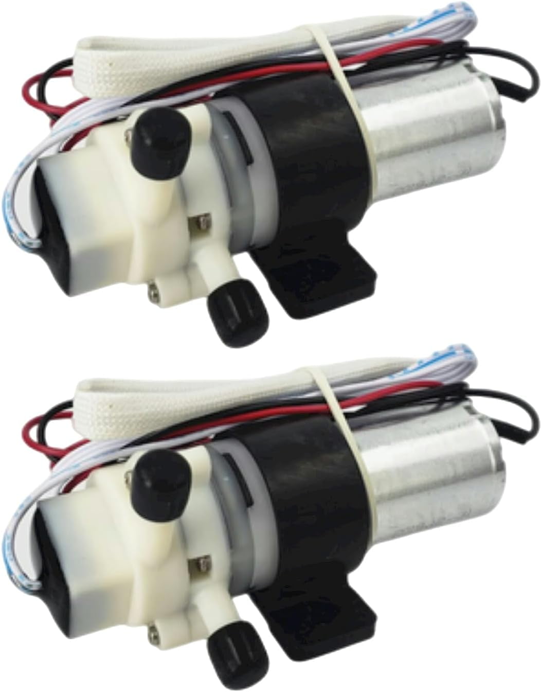 CONQUERALL 2PCS 370 DC two-hole self-priming water pump with water flow ...