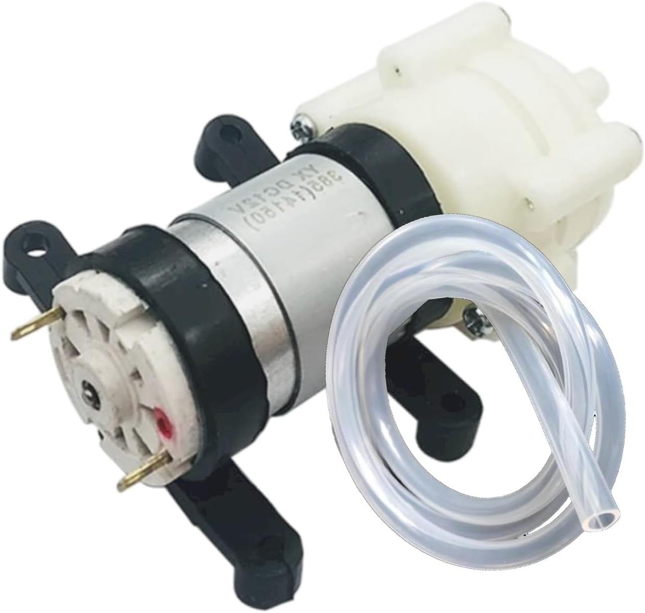 CONQUERALL 385 suction pump DC 6V-12V diaphragm self priming pump with water pipe set suitable ...
