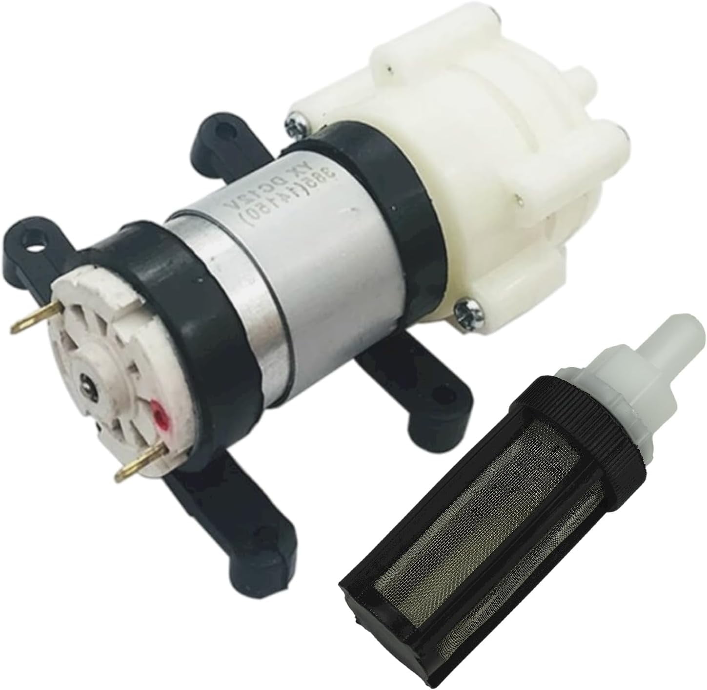 CONQUERALL DC 24V Diaphragm Pump 385 Self-priming Suction Sump Pump with Retaining Ring and ...