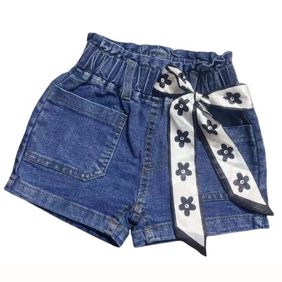CONROSES Girls Denim Shorts Bowknot Short Jeans for Girls Trendy ...