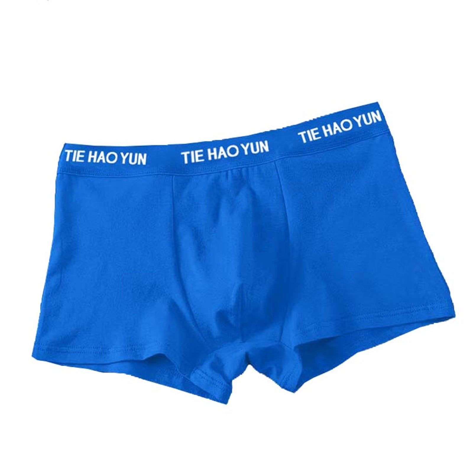 CONROSES Men's Underwear Boxer Briefs Letter Graphic Plus Size Cotton ...