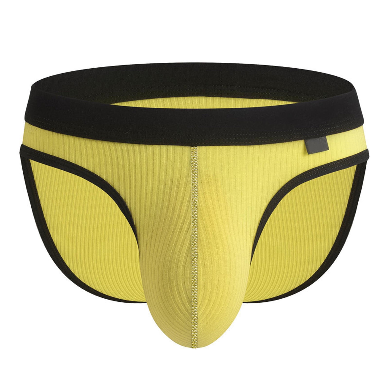 CONROSES Men's Underwear Boxer Briefs Patchwork Color Pouch Cotton ...