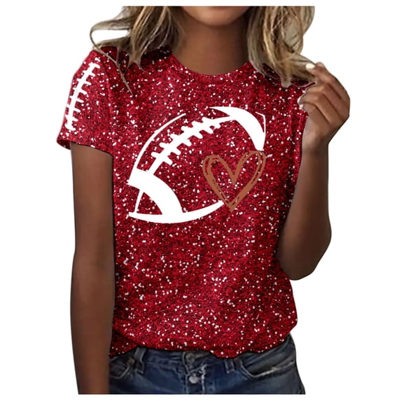 CONROSES Mothers Day Gift Women's Short Sleeve T-Shirts Crewneck ...